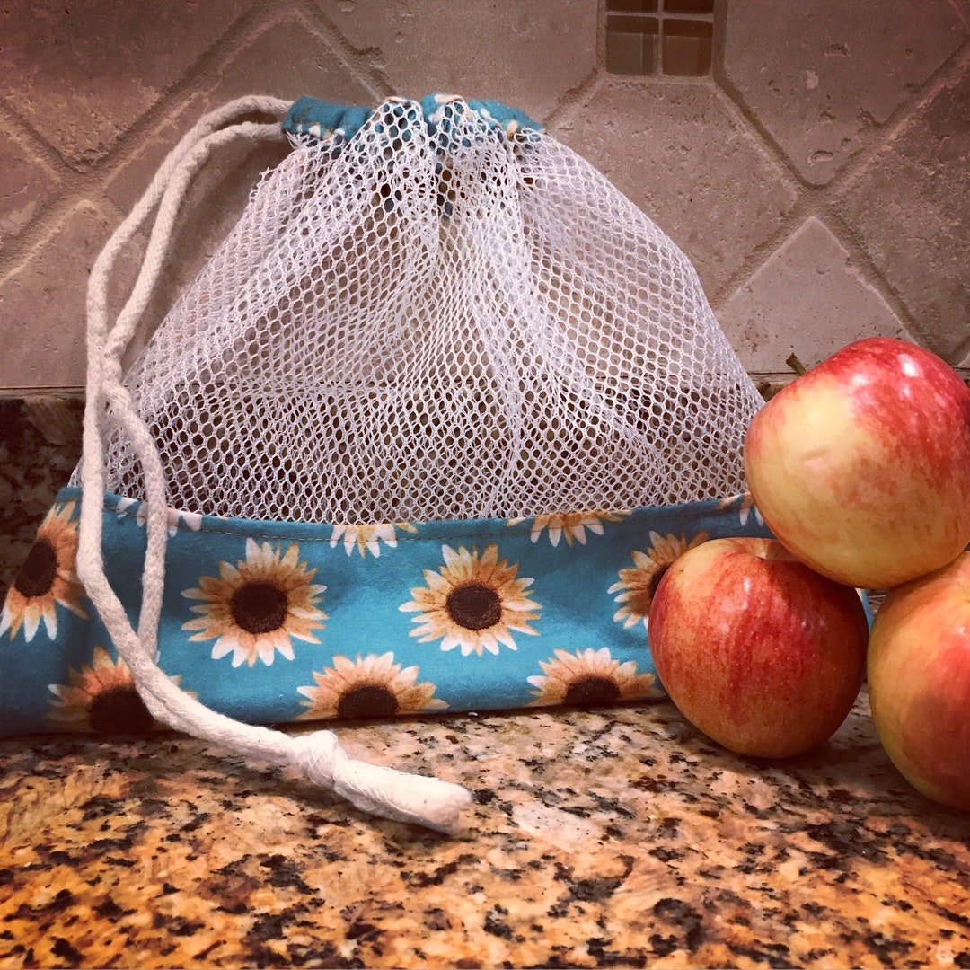 Reusable Mesh Produce Bags, Eco Friendly - Etsy