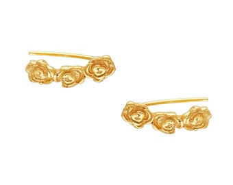 Minimalist Pearl Stud Ear Crawlers Ear Climbers Crawler - Etsy