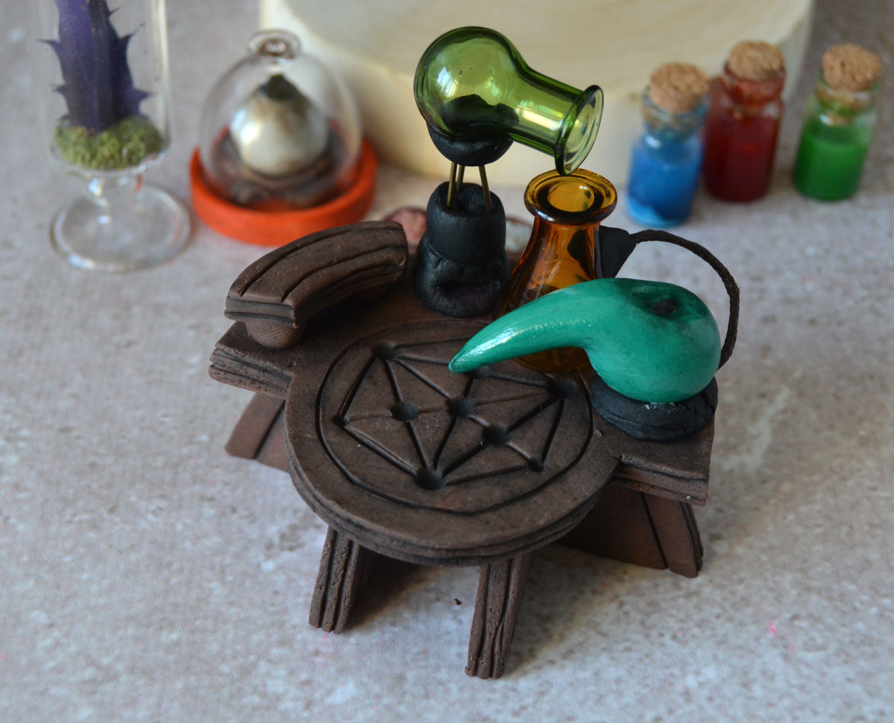 Skyrim Alchemy Table Miniature Skyrim Alchemy Lab Elder - Etsy Canada