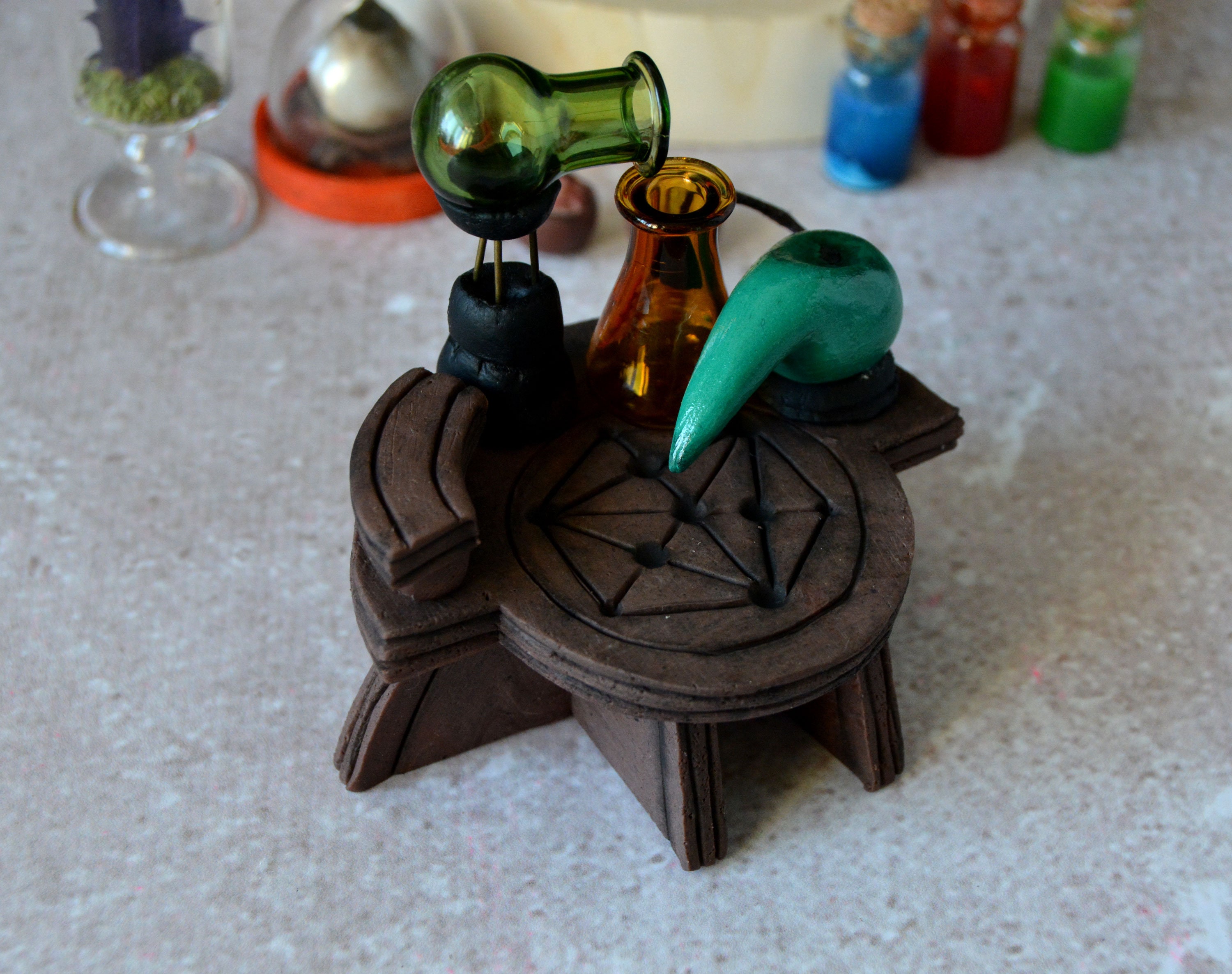 Skyrim Alchemy Table Miniature Skyrim Alchemy Lab Elder - Etsy Canada
