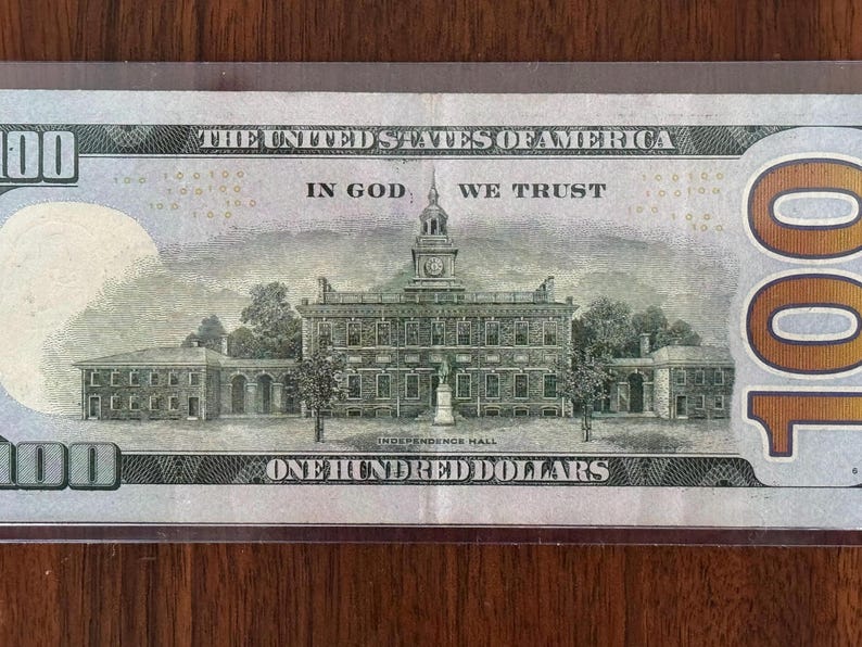 Star Note AND Fancy Serial Number - 100 Bill - Etsy