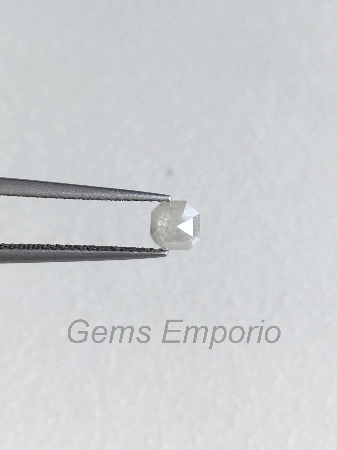 Natural Grey Diamond Octagon Shape, Size 5 Mm, Wt 0.50 Ct, Faceted ...