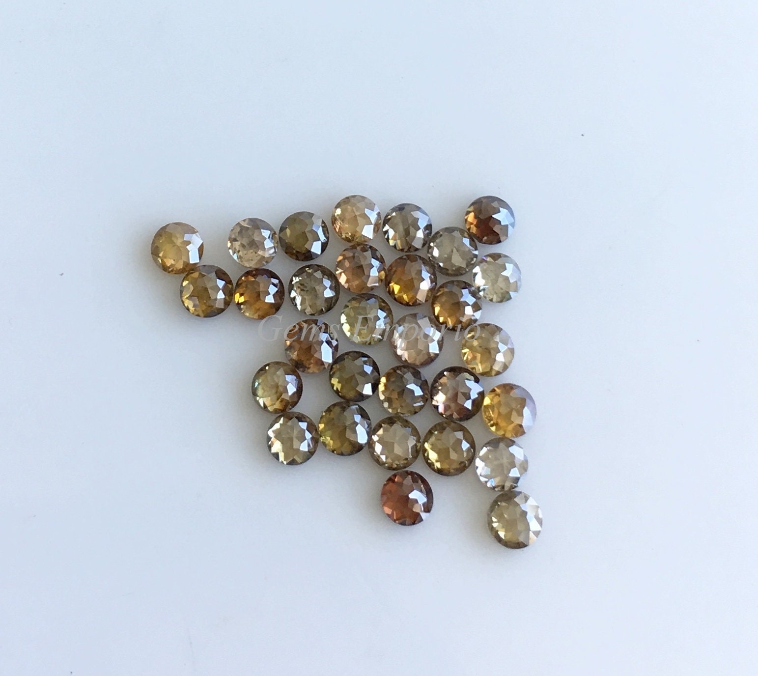 Natural Diamonds Rose Cut 2.50 Mm Fancy Color Diamond Rose - Etsy