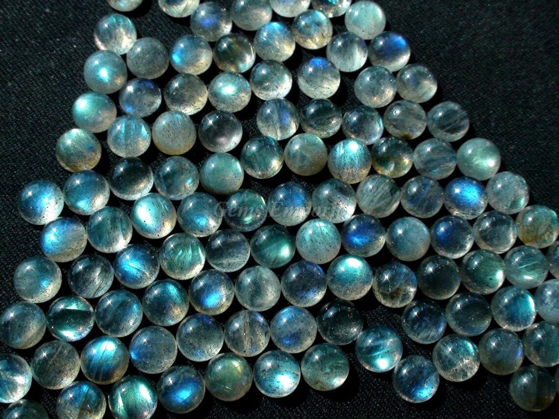Labradorite 8 Mm Round Cabochons. Good Quality. Price per - Etsy