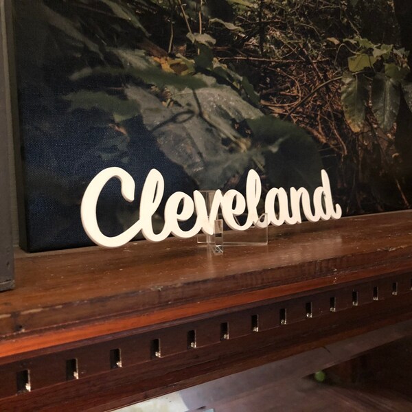 Metal Script Cleveland - Etsy