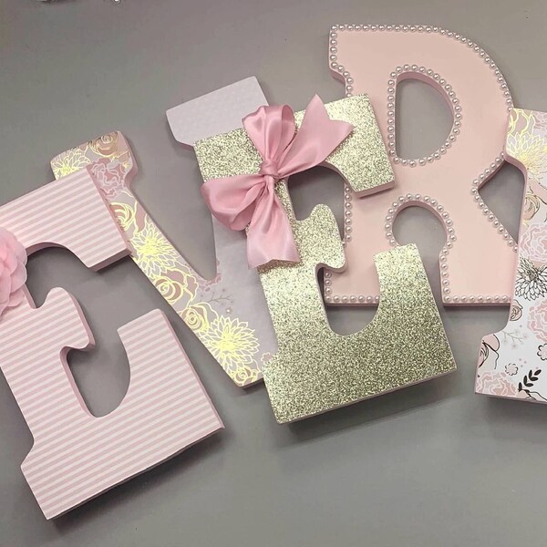 Girls Room Letters - Etsy