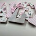 Alivia, Pink and Silver Floral Nursery Letters, Pink and Grey, Girls ...