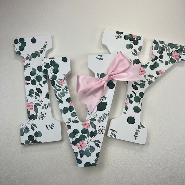 Nursery Wall Letters - Etsy