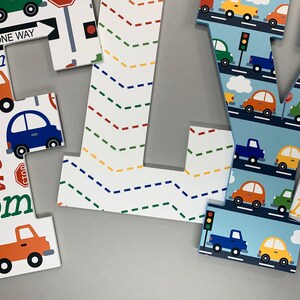 Flynn Boys Car and Truck Letters Transportation Letters - Etsy