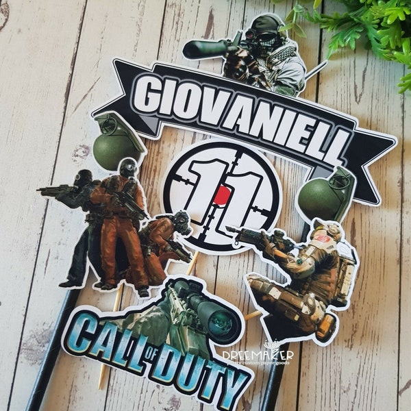 Call of Duty Cake Topper - Etsy UK