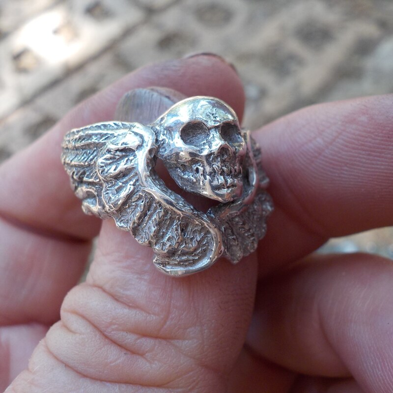 Skull Ring - Etsy