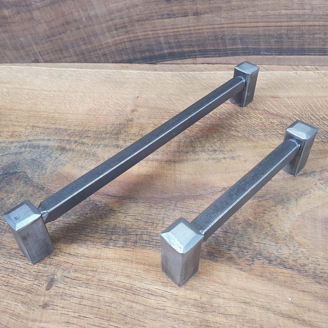 Modern Steel Handmade Metal Drawer Handles - Etsy