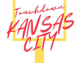 Touchdown Kansas City Svg - Etsy