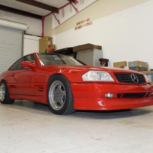 FLS-B R129 Mercedes 1996-2002 Sport Bumper Chin Lip Spoiler Kit - for ...