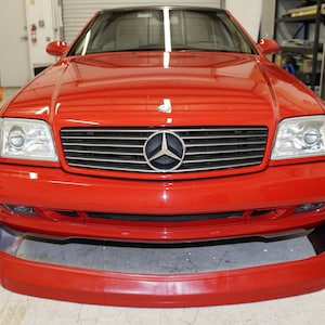 FLS-B R129 Mercedes 1996-2002 Sport Bumper Chin Lip Spoiler Kit - for ...