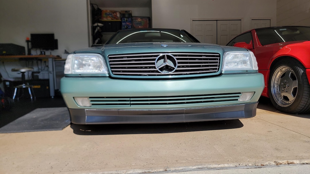 R129 Brabus Reimagined Front Lip for Prefacelift Mercedes SL 1990-1995 ...