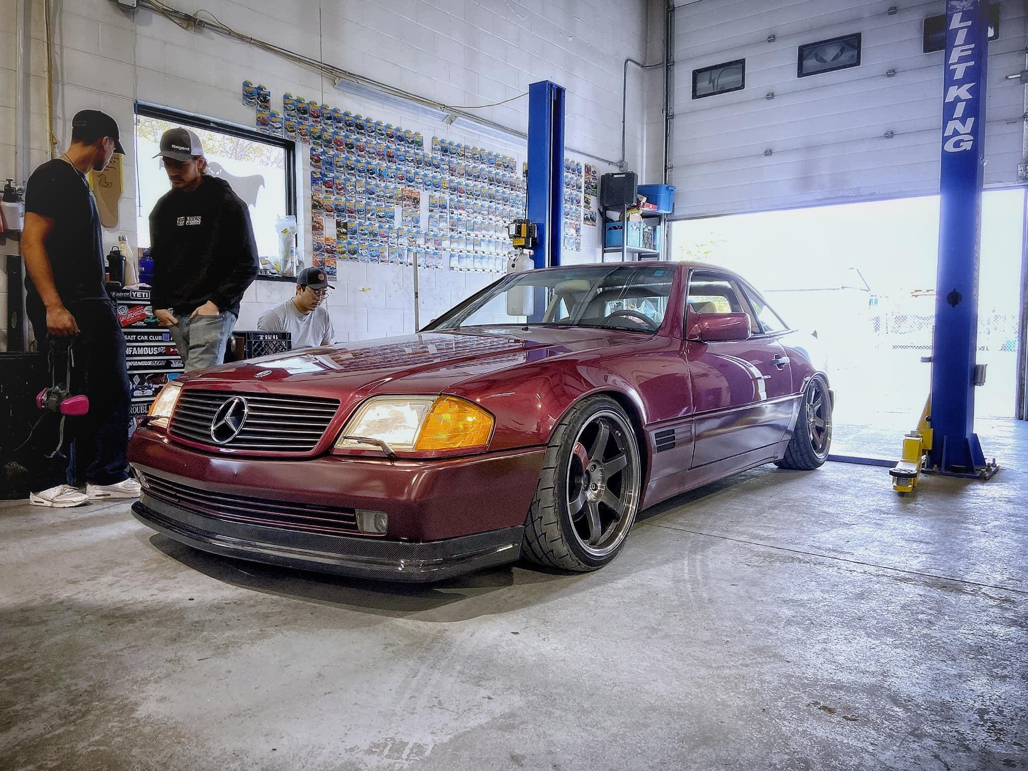 MR129 - Brabus-inspired Front Lip for Mercedes R129 (1989-1995) – Pre ...