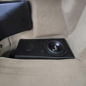 R129 Rear 6.5" Subwoofer Box for Mercedes 90-02 Fits Trunk CD Changer ...