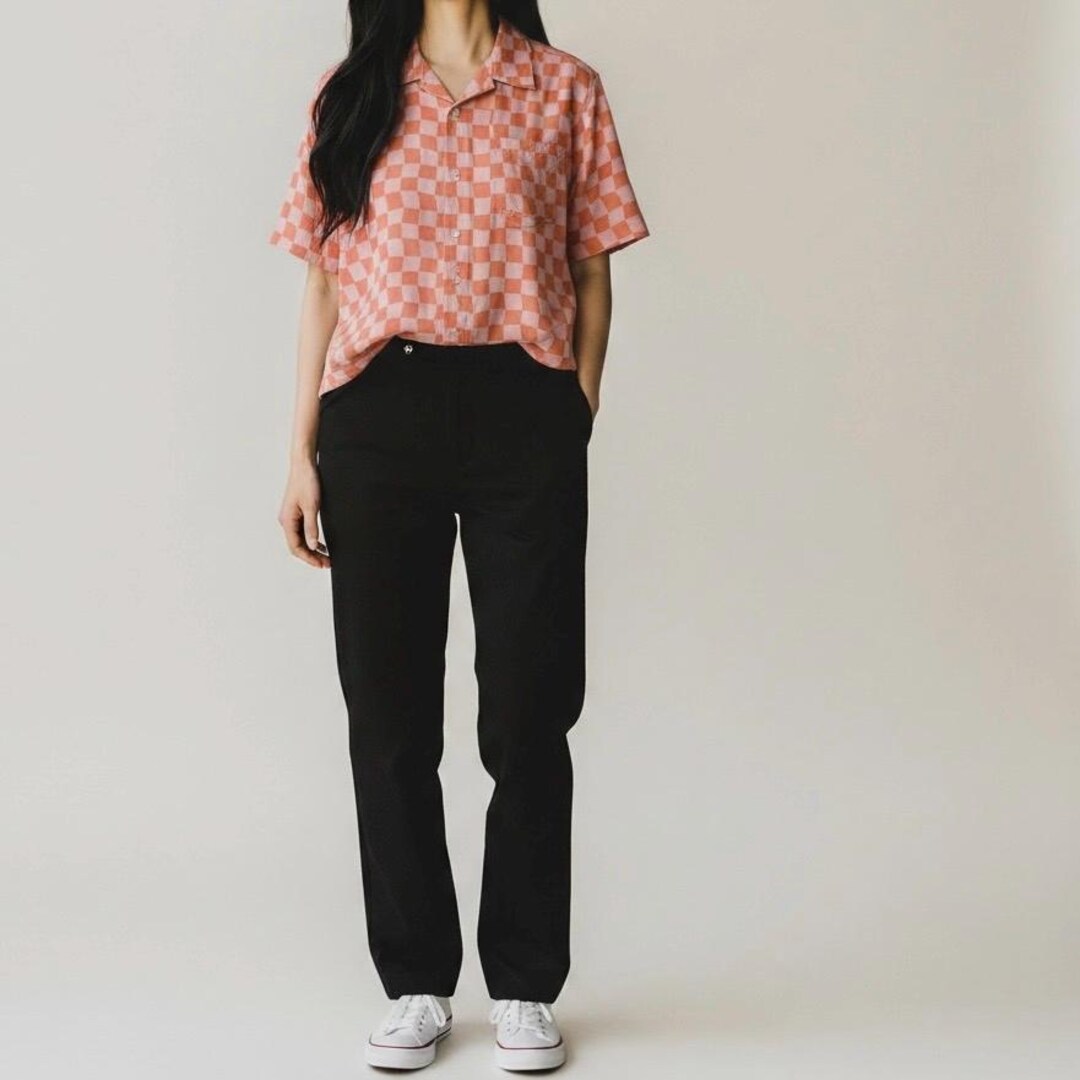 Button up Checkered Top - Etsy
