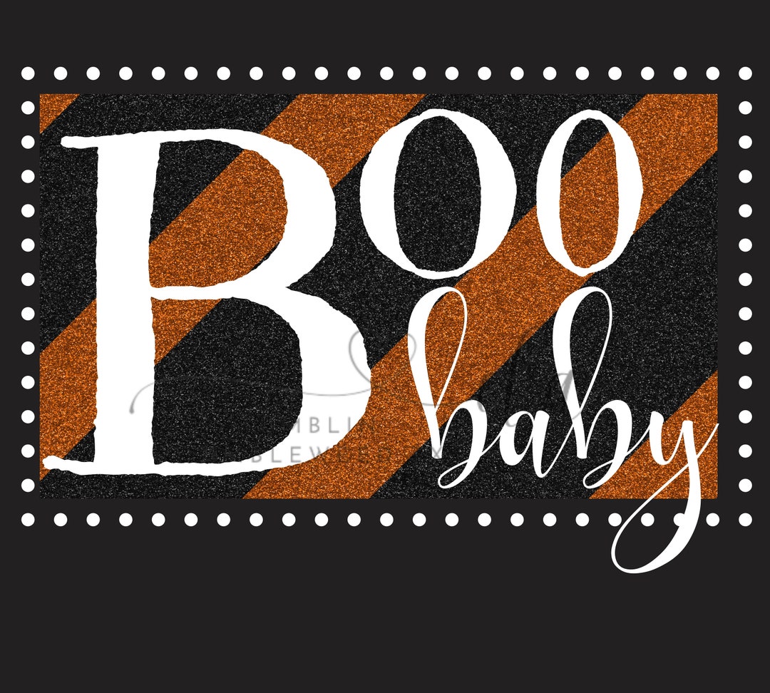 Boo Baby Glitter Background PNG Boo Png Halloween Png Cute Png ...