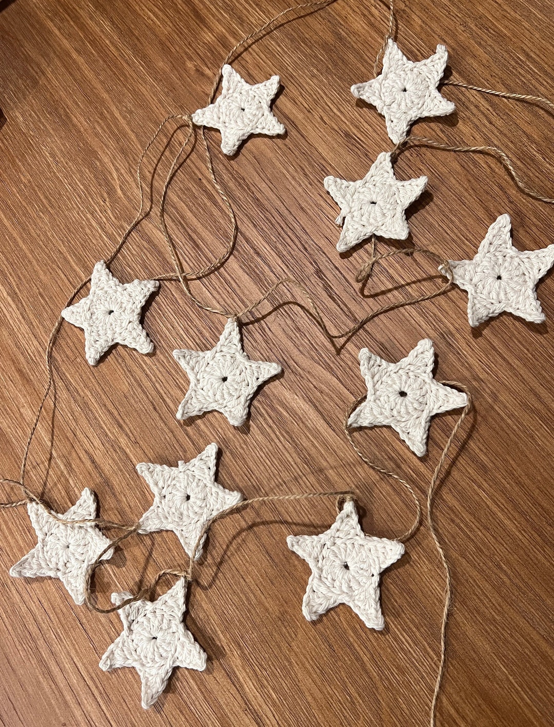 Crochet Star Garland - Etsy