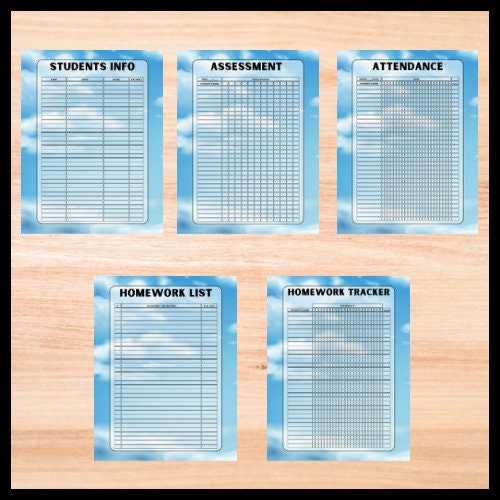 Teacher Templates 10 Back to School Resource Lesson Planners Daily ...