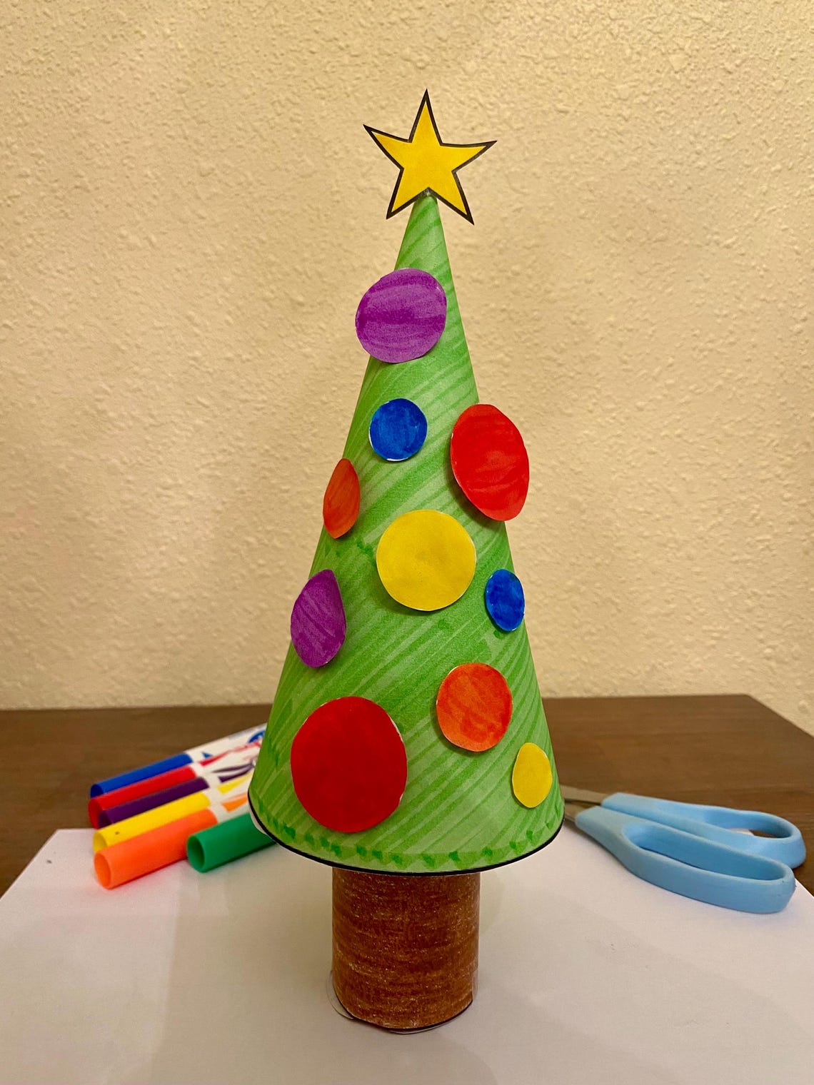 3D Geometree, Christmas Tree Craft, Christmas School Project, Christmas ...