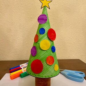 3D Geometree, Christmas Tree Craft, Christmas School Project, Christmas ...