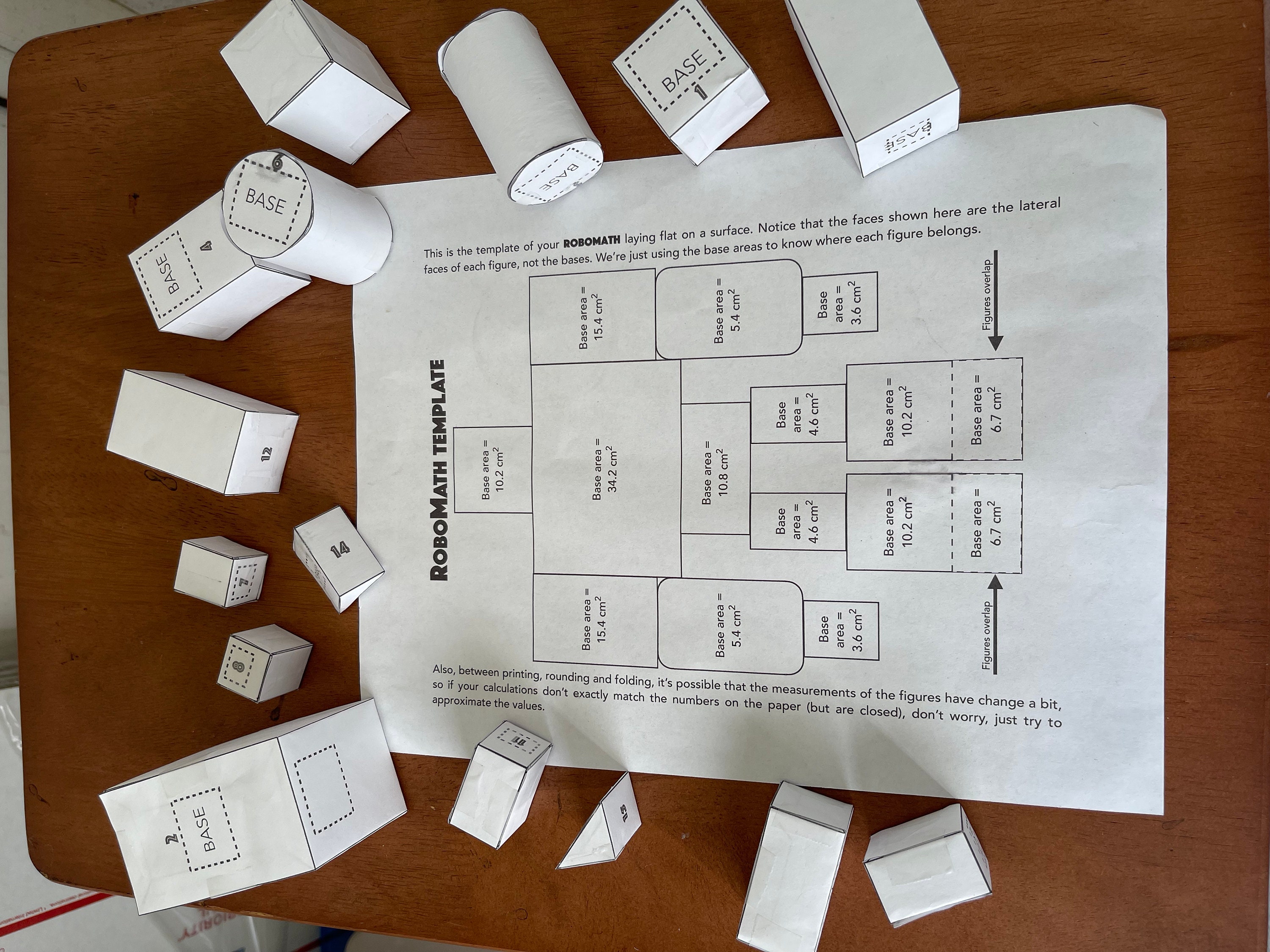 ROBOMATH , School Math Project, Printable Math Activity, Math Teacher ...