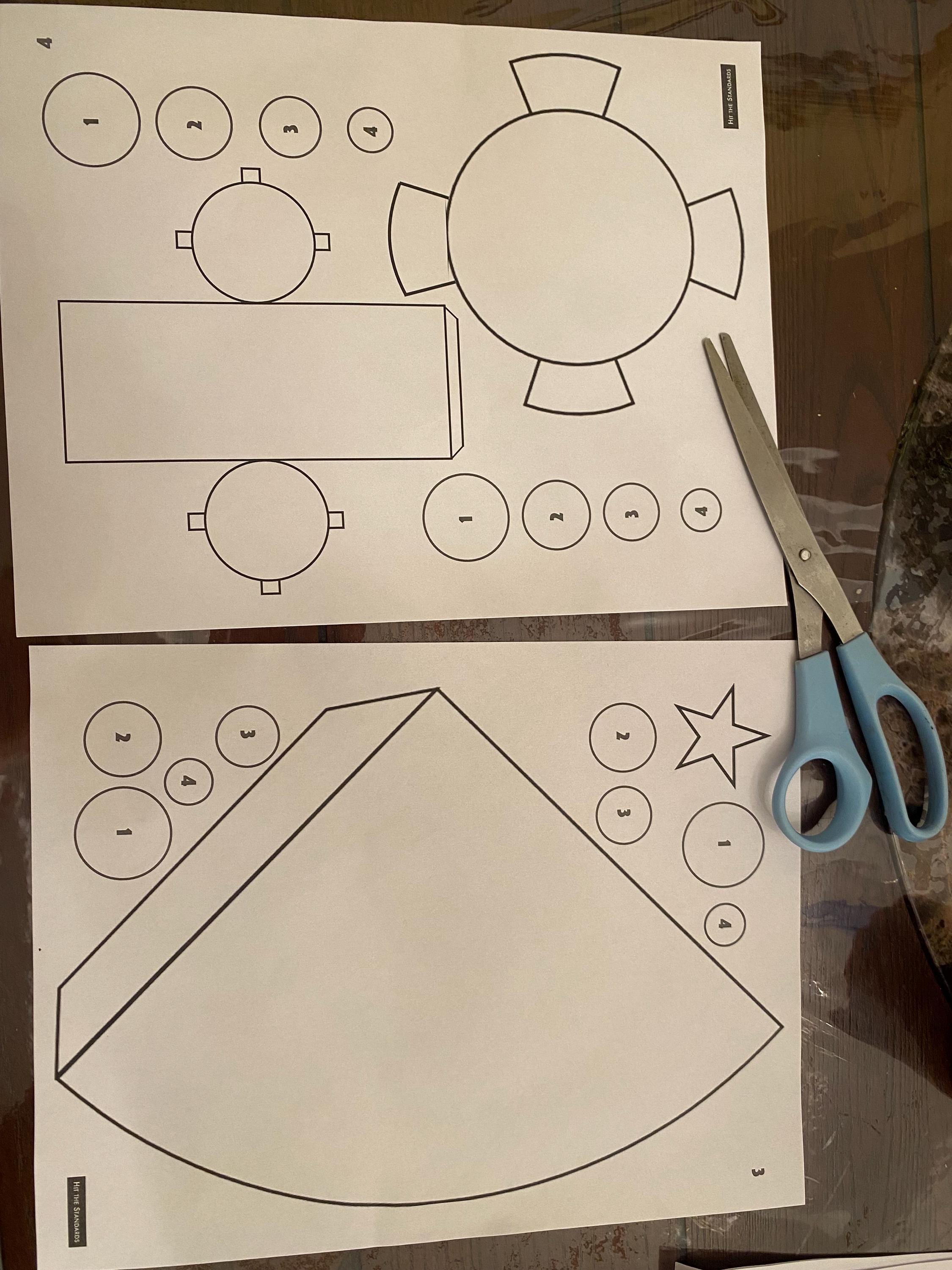 3D Geometree, Christmas Tree Craft, Christmas School Project, Christmas ...