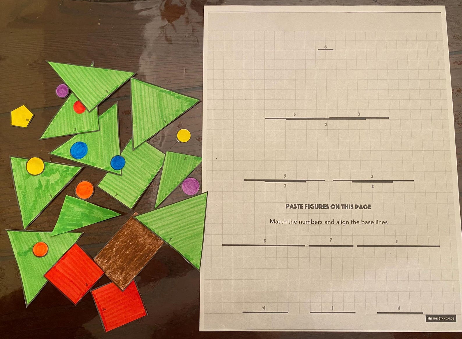 Geometree Christmas Craft for Kids School Project Educational Christmas ...