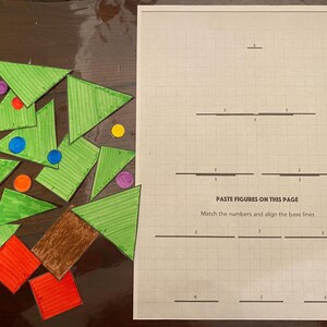 Geometree Christmas Craft for Kids School Project Educational Christmas ...