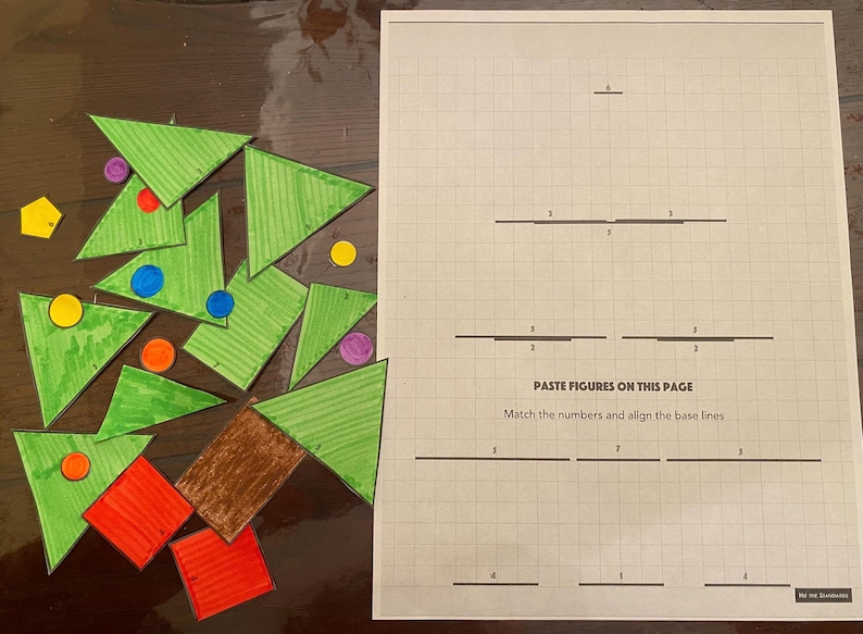 Geometree Christmas Craft for Kids School Project Educational Christmas ...