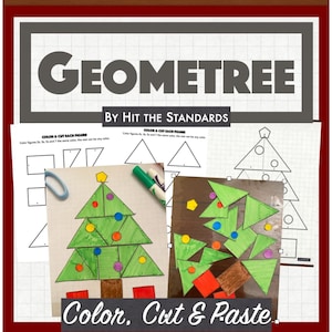 Geometree Christmas Craft for Kids School Project Educational Christmas ...