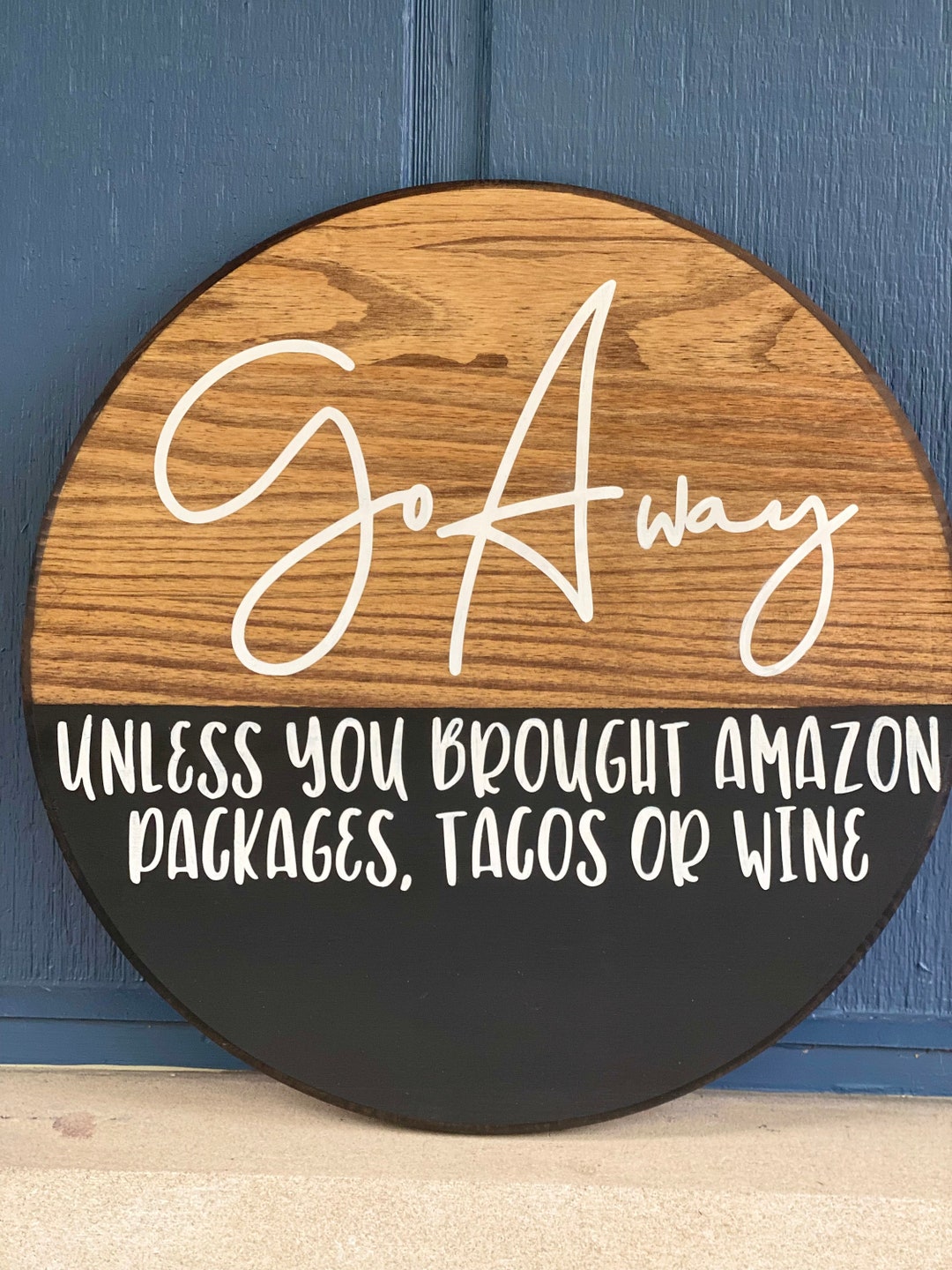 Sarcastic/funny Non-welcome Door Hanger - Etsy