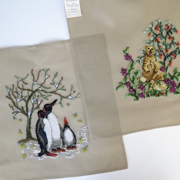 Animal Needlepoint - Etsy