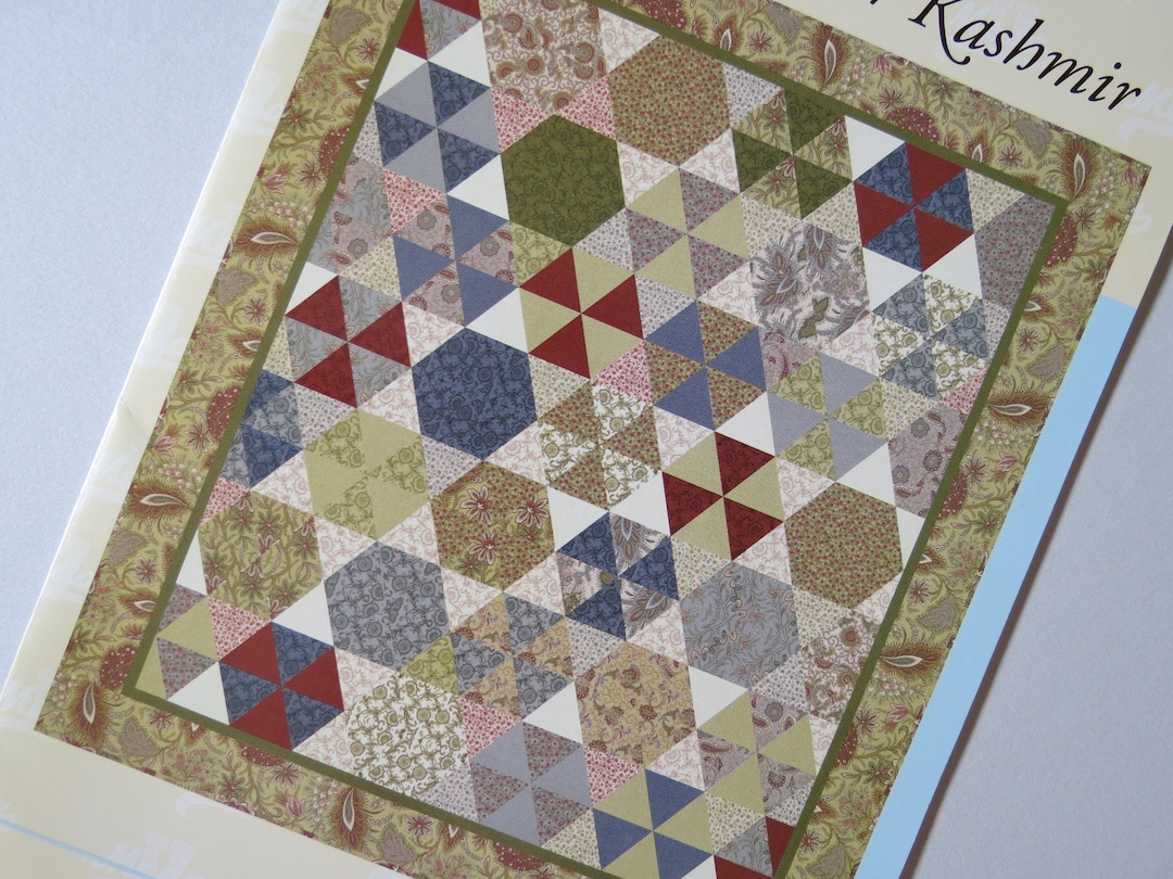 Quilt Pattern Design Flowers for Kashmir by University Moda Quilt Size ...