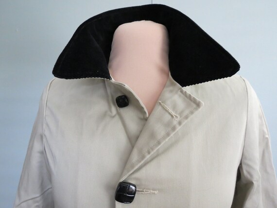 Raincoat Jacket by Dan River Sportswear Cotton Khaki … - Gem