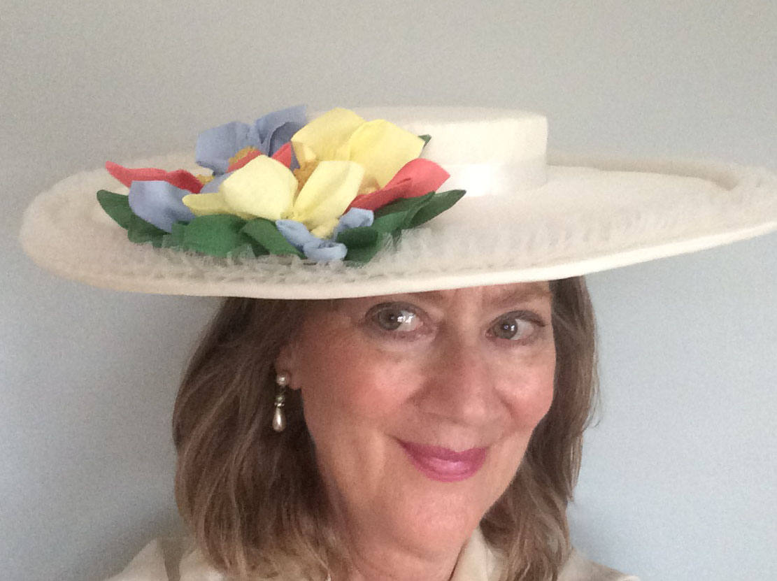 Sombrero de diseñador Sombrero formal de mujer Sombrero floral - Etsy ...
