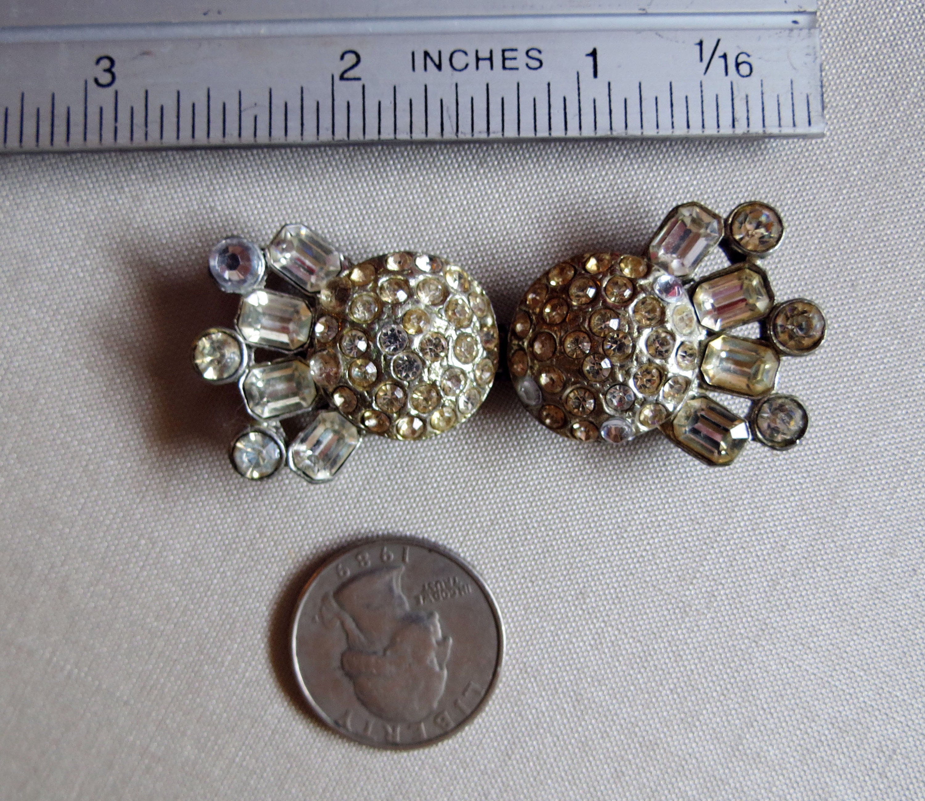 Rhinestone Clasp From the 1950's Mid Century Belt Clasp - Etsy