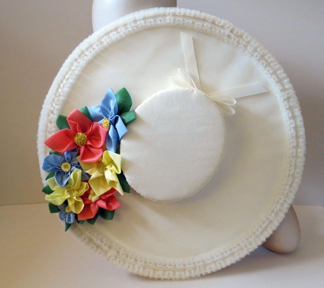 Sombrero de diseñador Sombrero formal de mujer Sombrero floral - Etsy ...