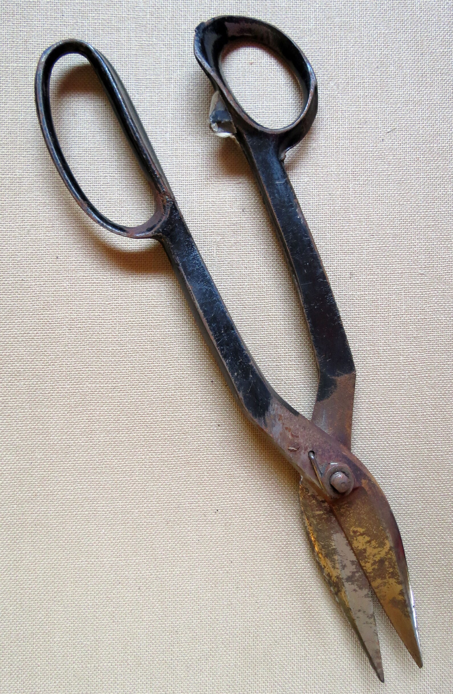 Mid Century Large Tin Snips Vintage Metal Shears Industrial Collectible ...