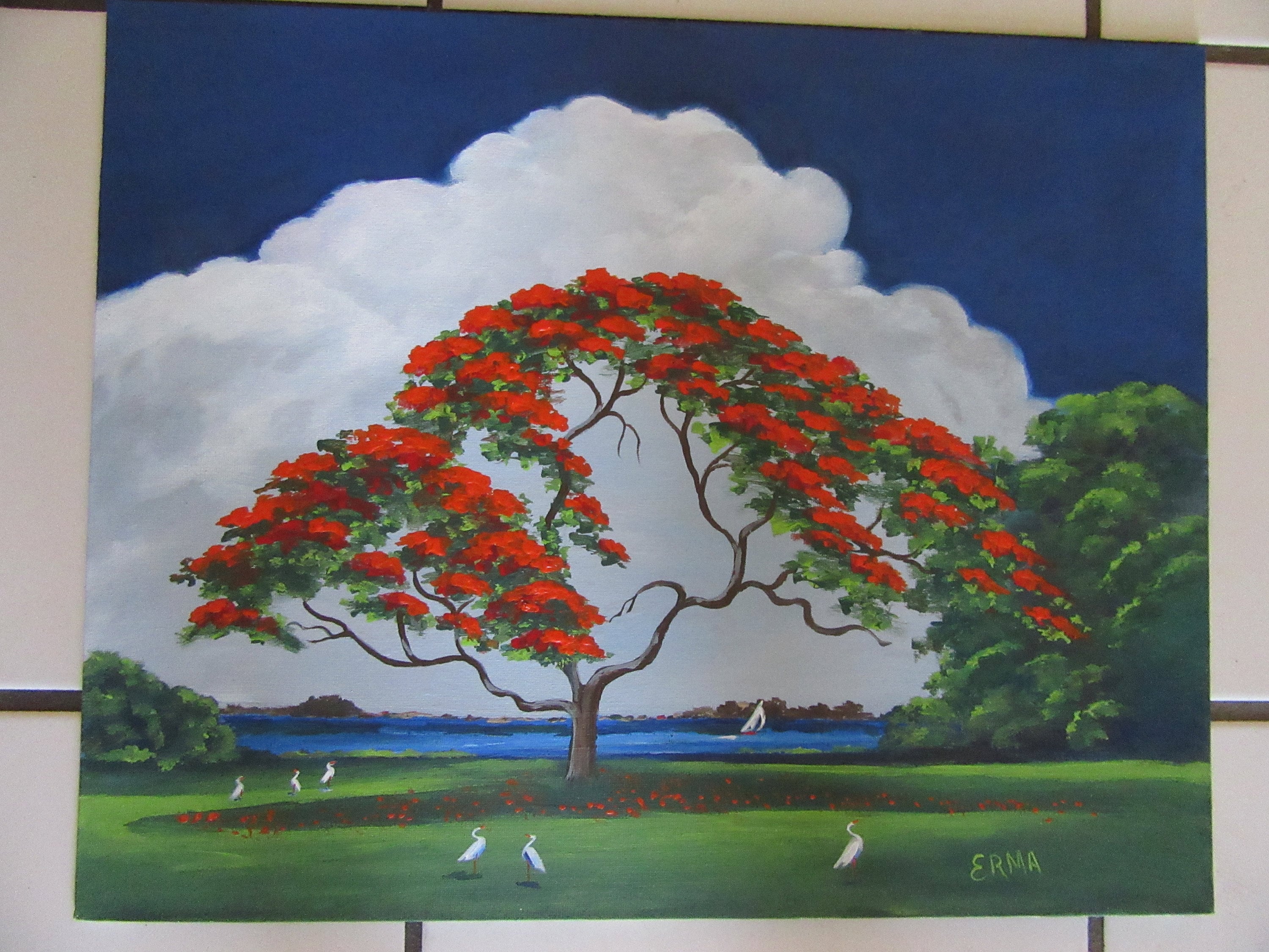 Flamboyant Tree Tattoo
