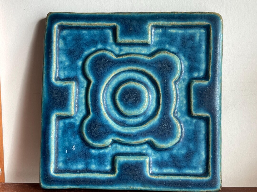 Vintage 1993 90th Anniversary Pewabic Pottery Tile - Etsy