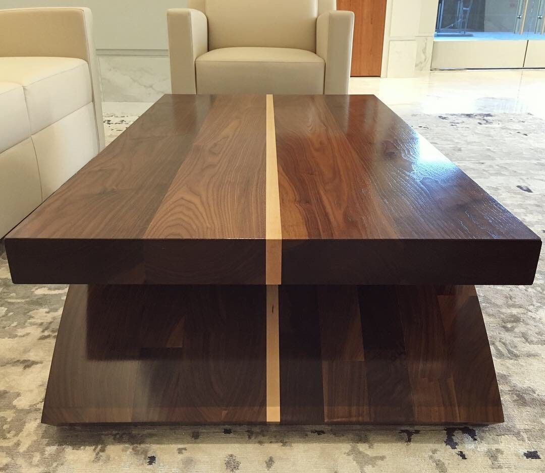 Solid Walnut Arch Coffee Table - Etsy