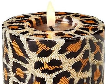 Leopard Candle Holder - Etsy UK