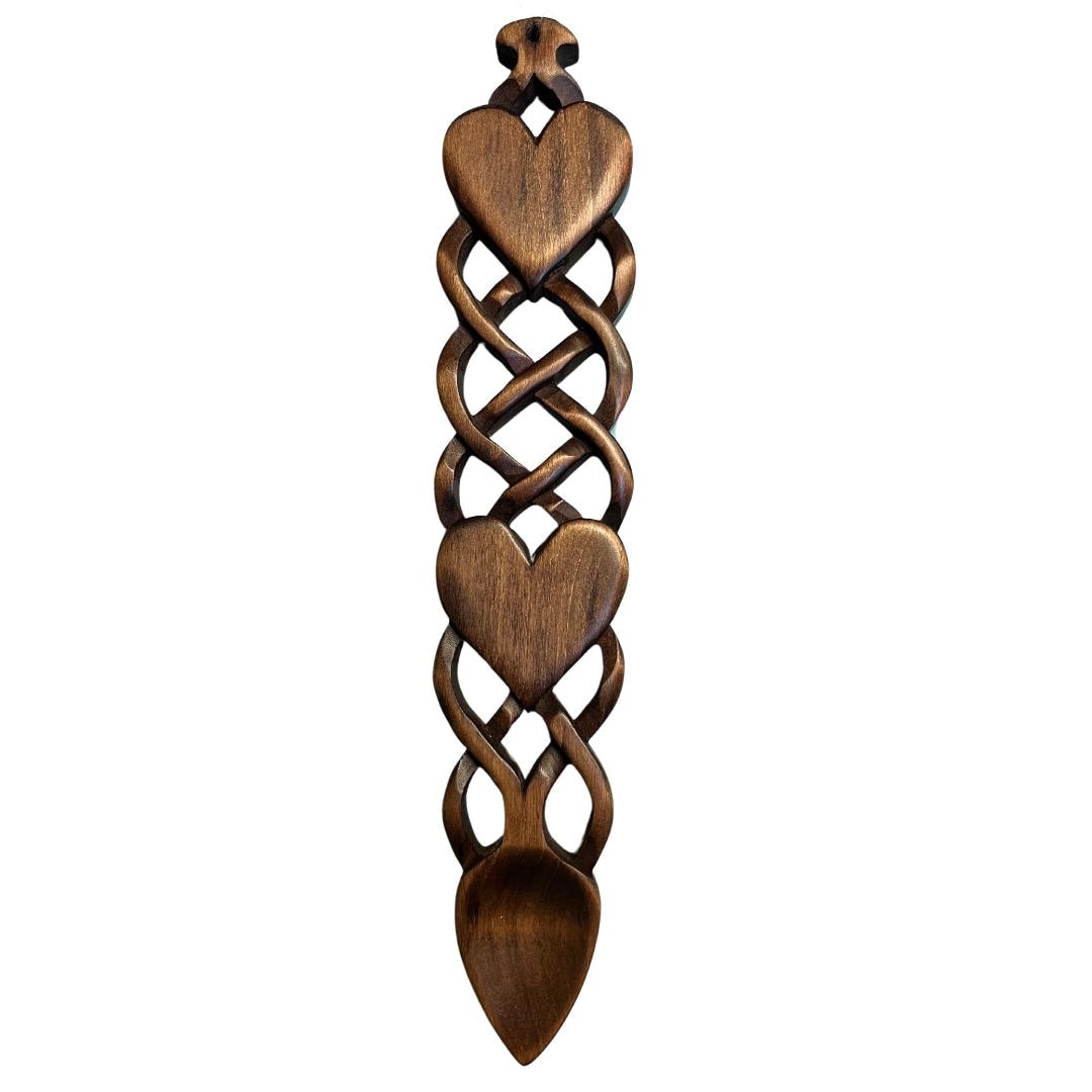 Intricate Celtic Knot Love Spoon 051 Free Engraving of Names & Date on ...