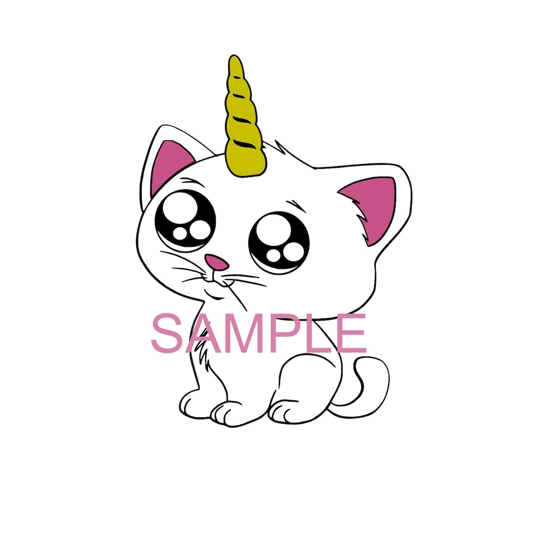 Kittycorn SVG Cut File, Digital Download - Etsy