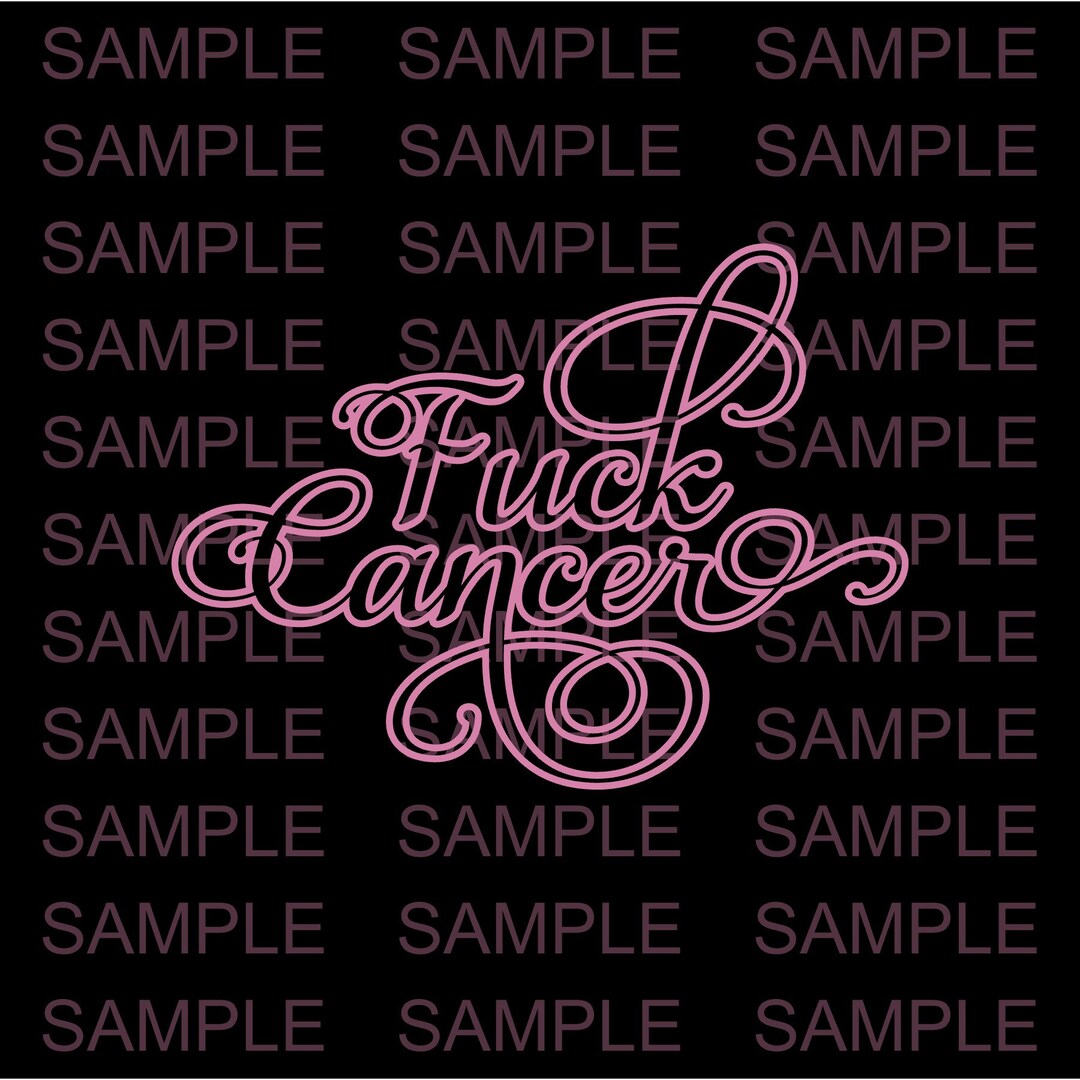 Fck Cancer SVG, PNG, JPG Digital Download - Etsy