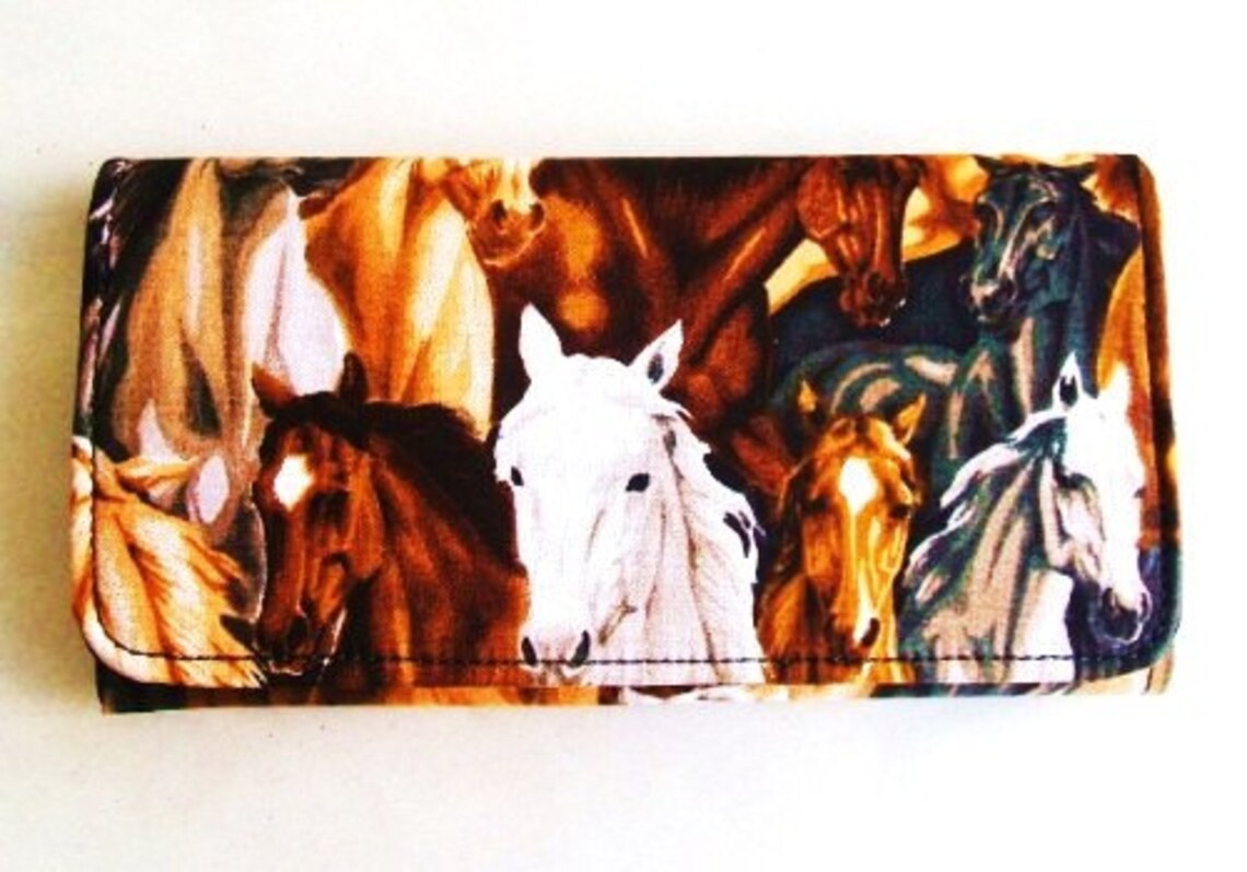 Wild Colorado Horses Tri Fold Wallet Women's Clutch - Etsy